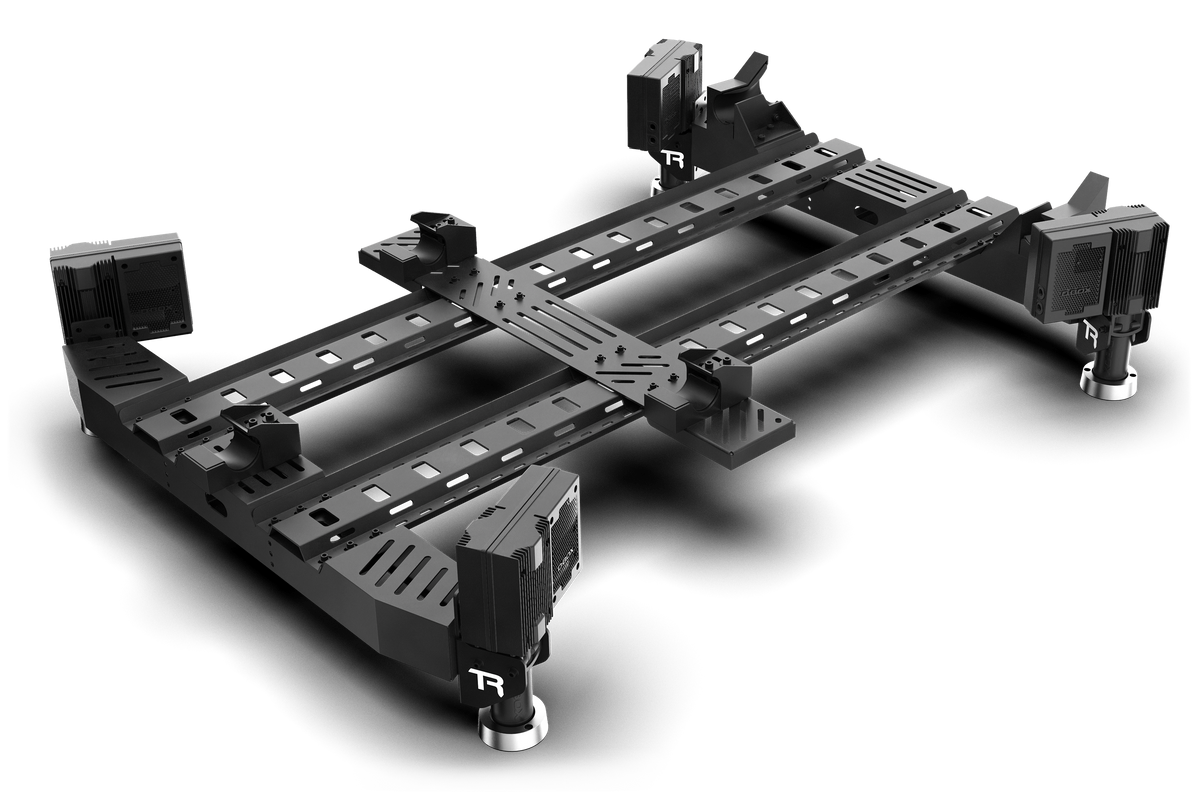Motion System with 4 motors/actuators and Motion Sim Base – Trak Racer CA